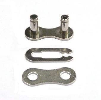 BPW Chain Link 1/8"Sping Clip Silver - Alchemy Cycle Trader